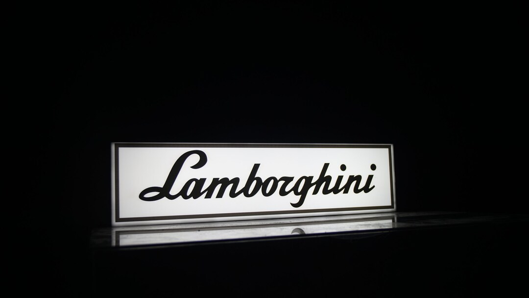 Lamborghini Light Box Lamborghini Plexi Box Lamborghini - Etsy