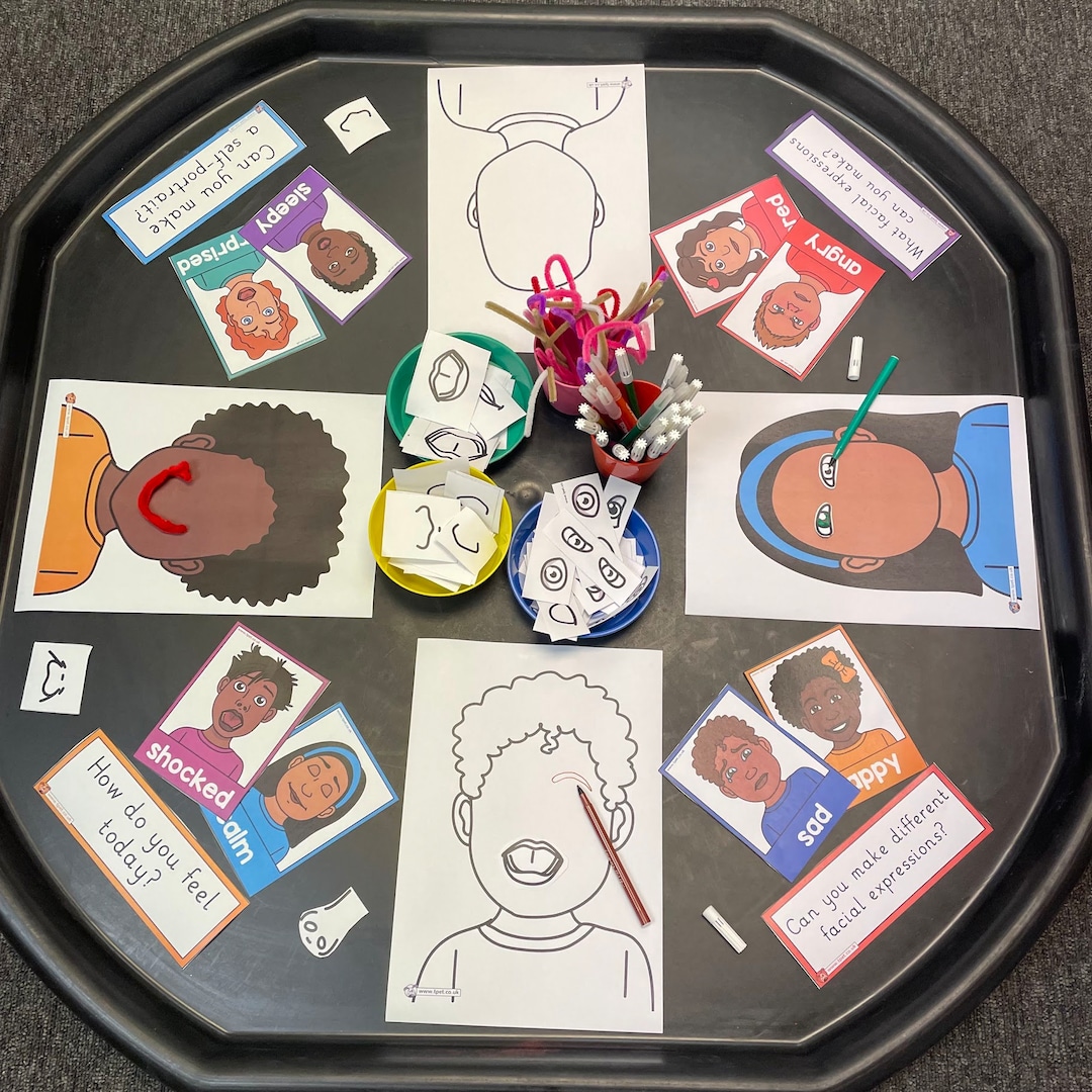 Making Faces and Showing Emotions Tuff Tray Pack - Etsy