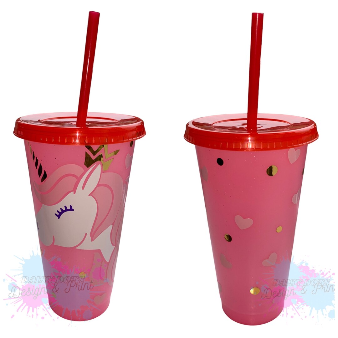 Unicorn Full Wrap 24oz Cold Cup - Etsy