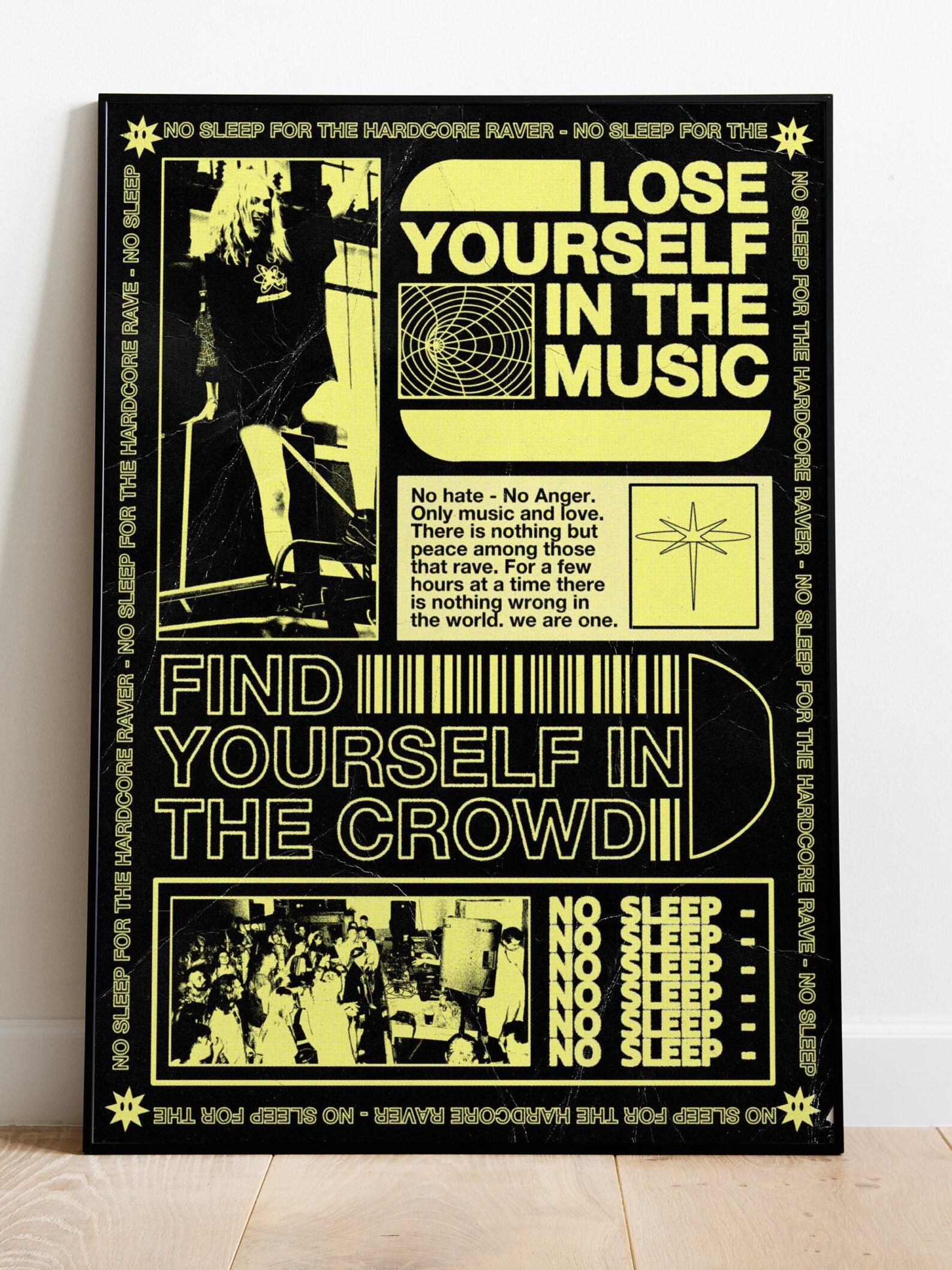 90's Acid House/rave Poster A3/A4 - Etsy UK