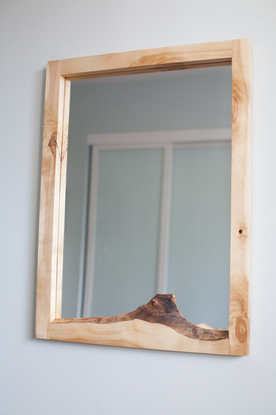 Live Edge Birch Mirror - Etsy