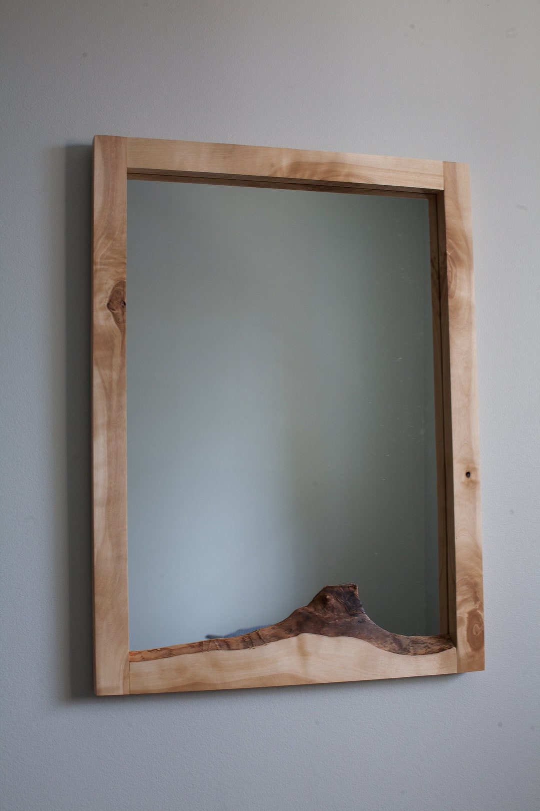 Live Edge Birch Mirror - Etsy