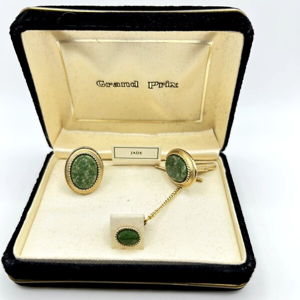 Jade Cuff Links - Etsy