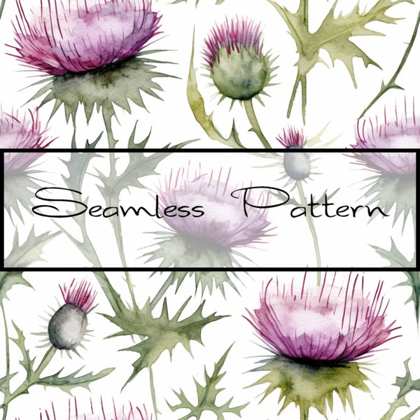 Thistle Flowers - Etsy