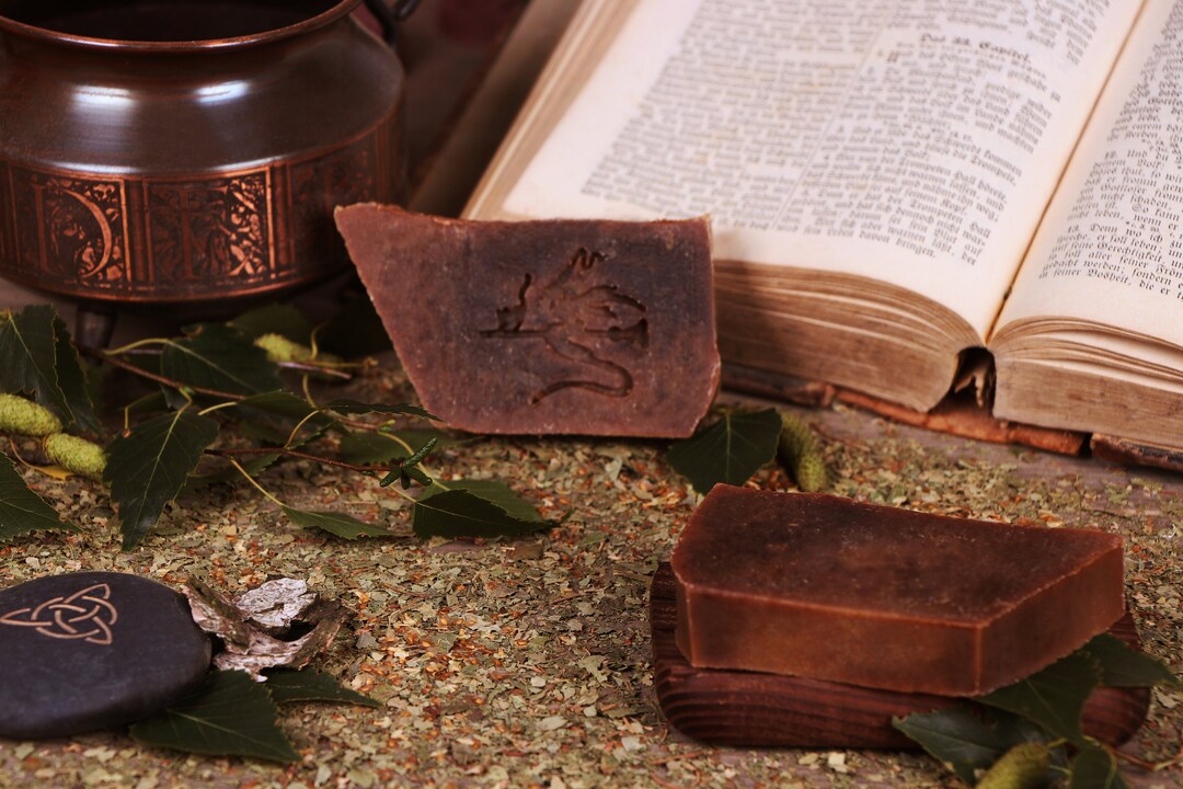 Birch Tar Soap WALPURGIA - Anti Eczema Soap - Etsy