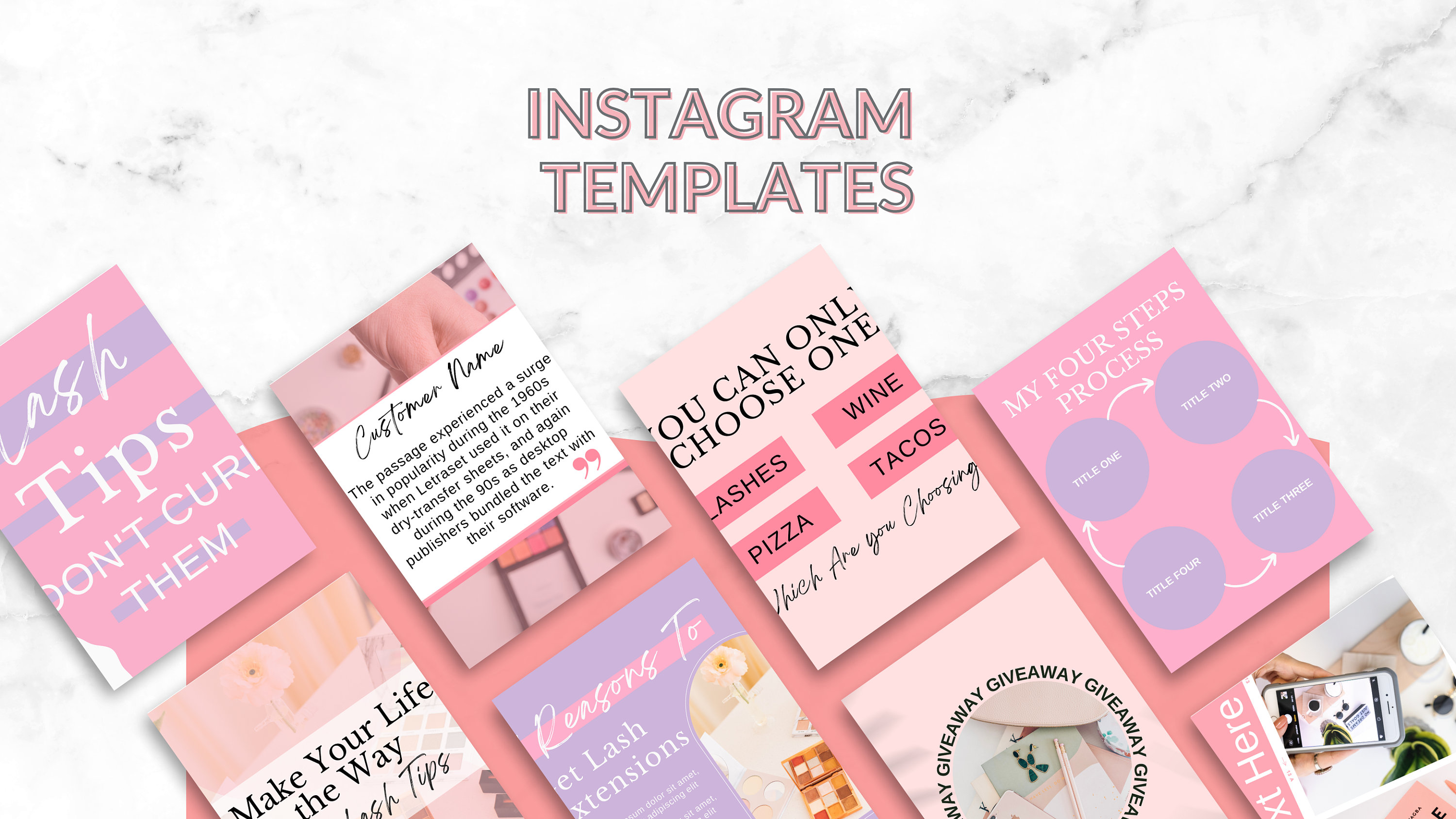 723 Instagram Template, Editable Canva Template Bundle, Instagram ...