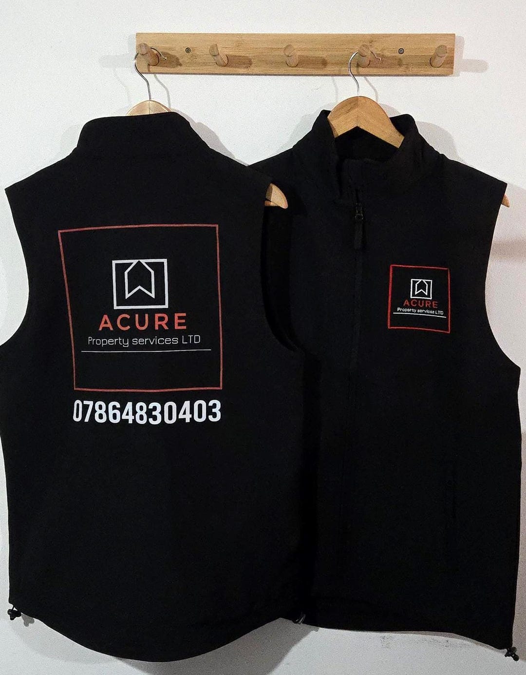 Custom Printed/ Embroidered Logo Gilet / Business Logo Branded ...