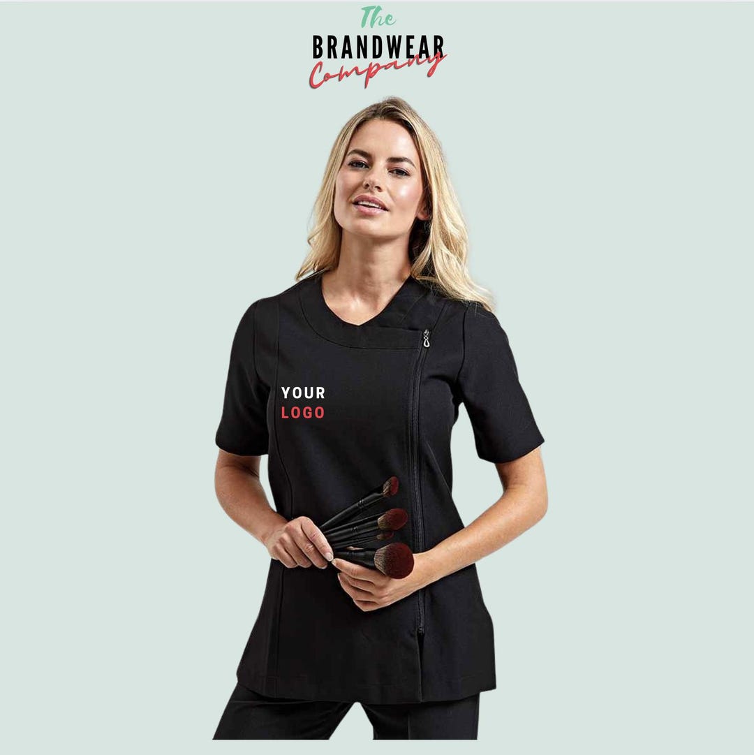 Custom Made Tunic, Hair Dresser, Hairdressing Logo Tunic, Nail Tech ...