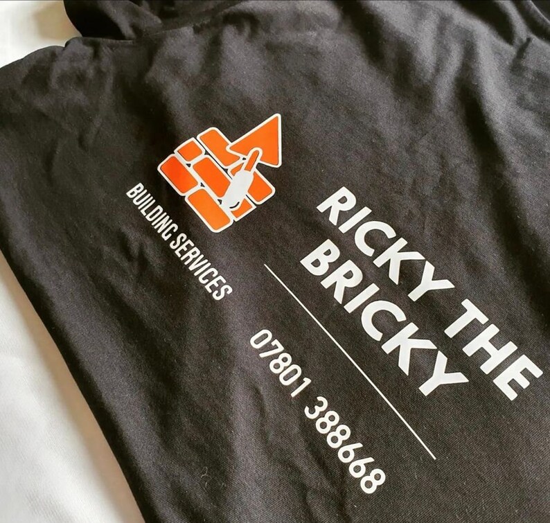 Custom Printed/ Embroidered T-shirts/ Business Logo Branded T-shirts ...