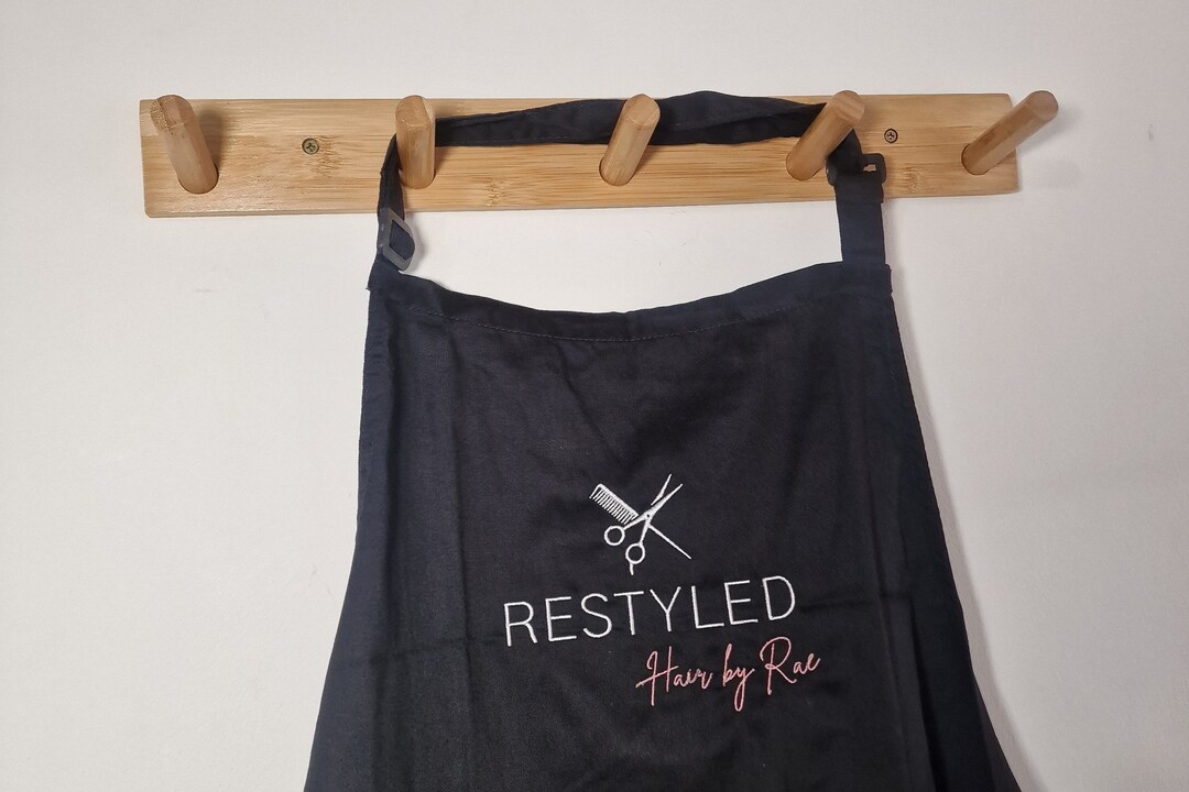 Branded Apron, Custom Embroidered Apron Your Own Logo, Printed Apron ...