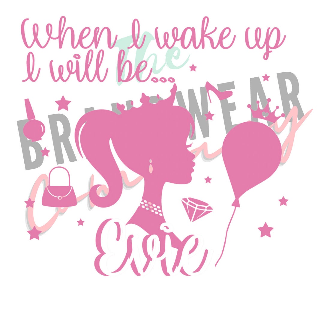 Pink Birthday Girly Svg Design- Instant Download- Birthday Pyjama ...