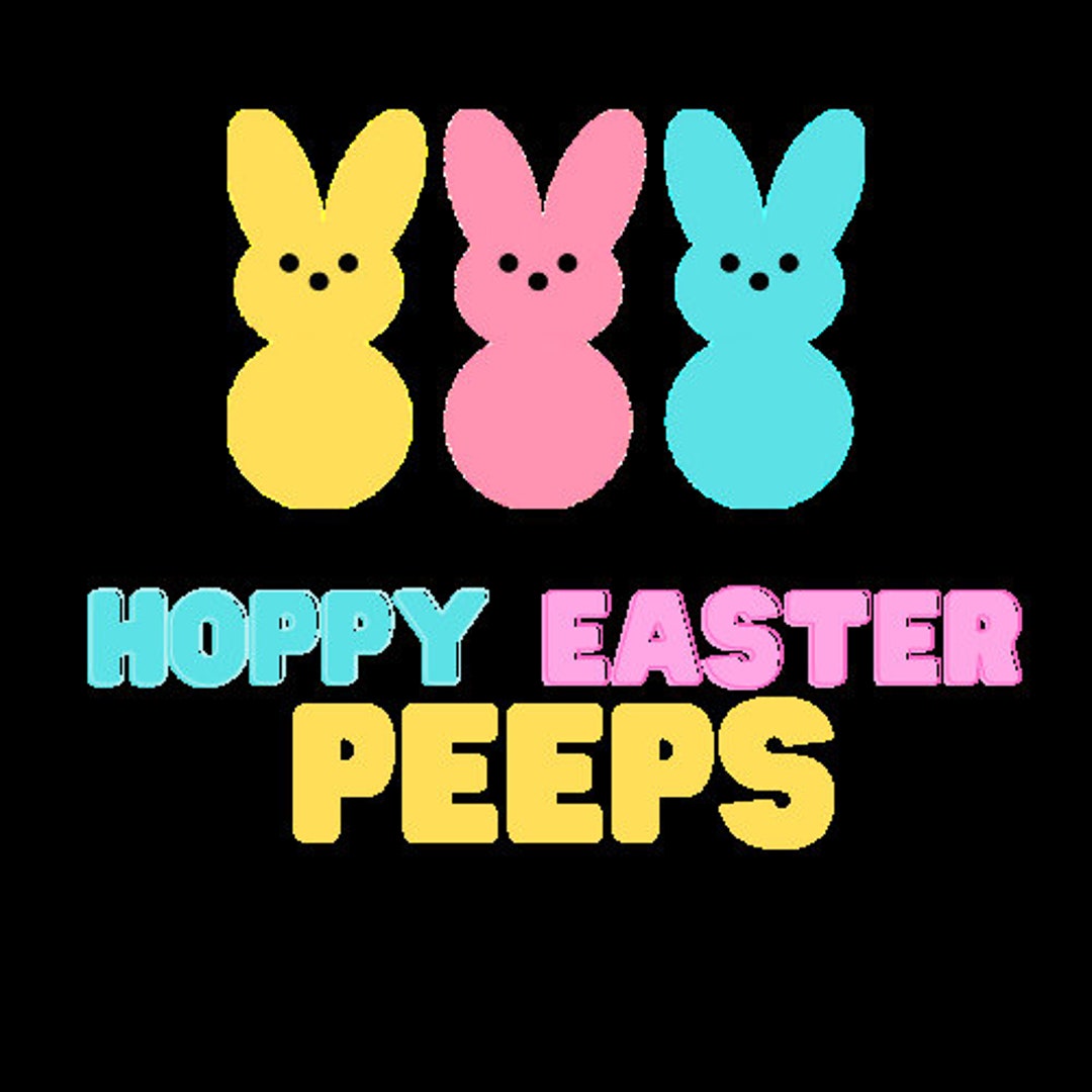 Hoppy Easter Peeps Png , Hoppy Easter , Marshmallow Peeps , Happy Easter Png , Easter Gift ...
