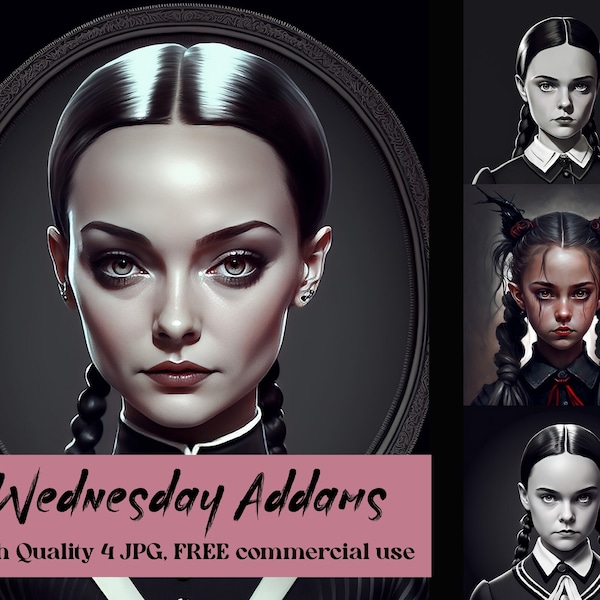 Wednesday Adams Poster - Etsy