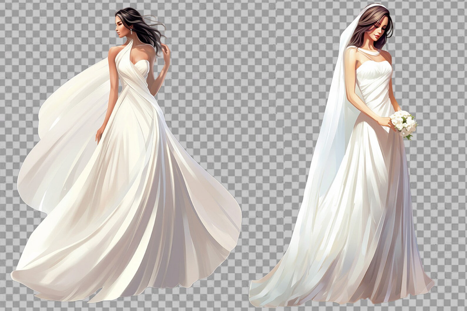 Bride Clipart, Wedding Clipart, Wedding Bride Clipart, Bride ...