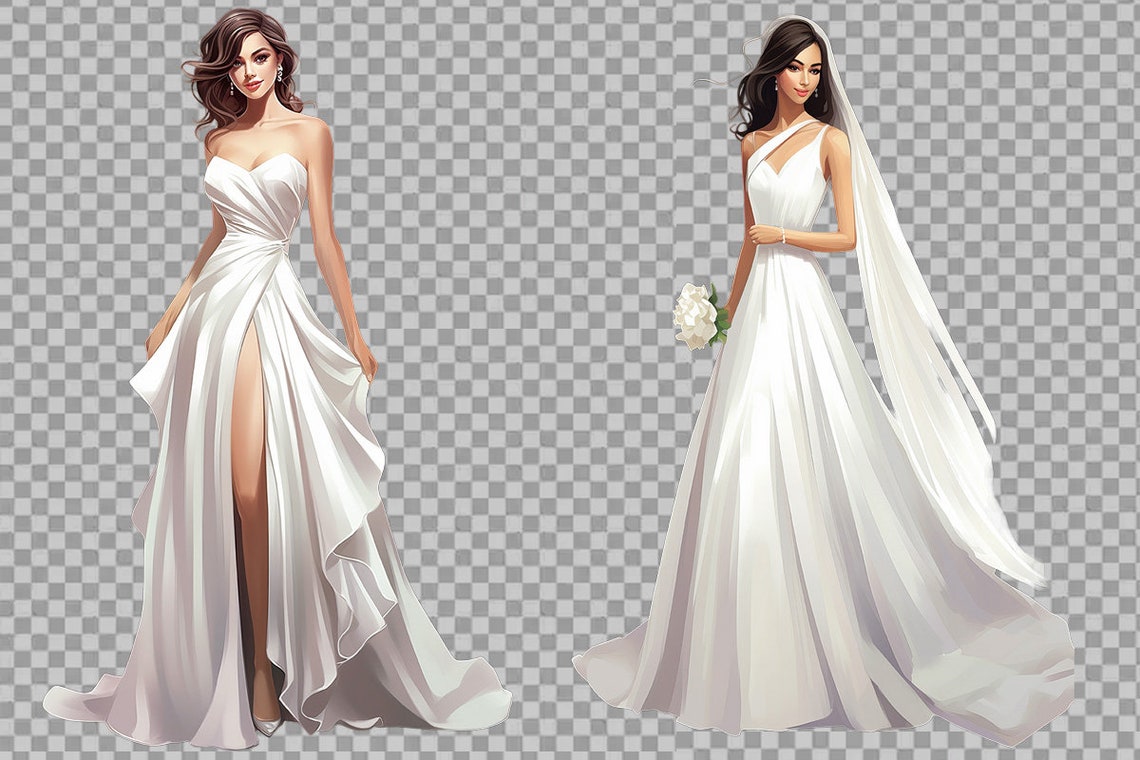 Bride Clipart, Wedding Clipart, Wedding Bride Clipart, Bride ...