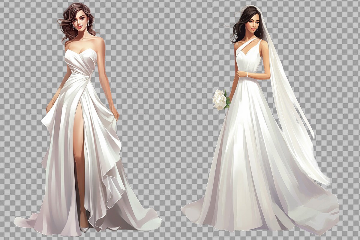 Bride Clipart, Wedding Clipart, Wedding Bride Clipart, Bride ...