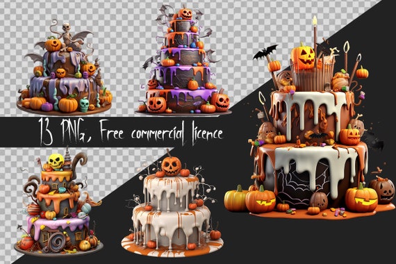 Halloween Cake Clipart