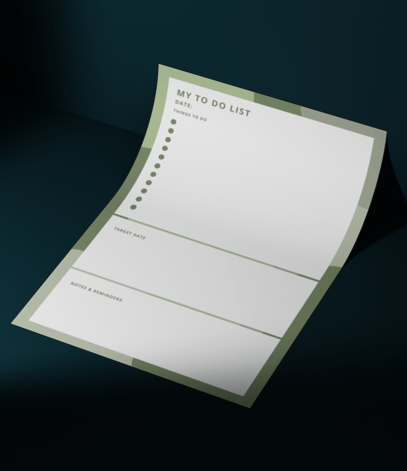 Printable Minimalist to Do List Planner Organiser Template - Etsy