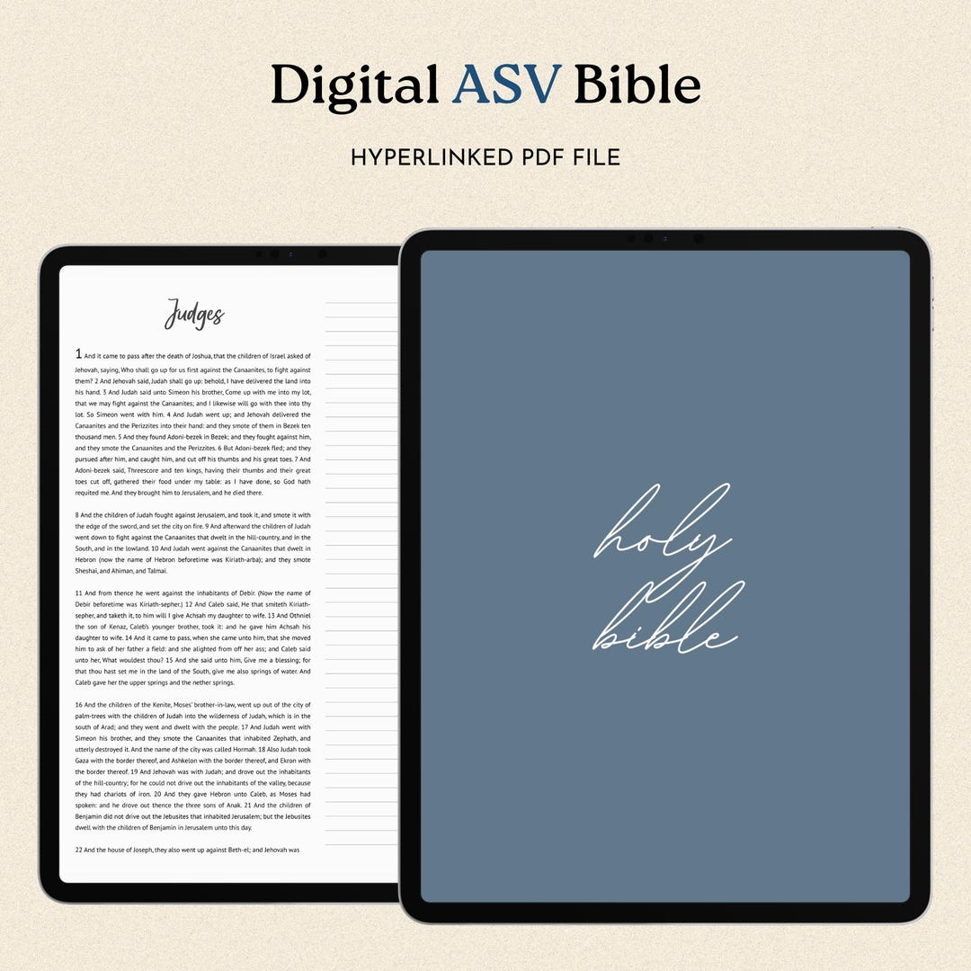 Digital Journaling Bible ASV Digital Bible Journal PDF iPad Bible ...