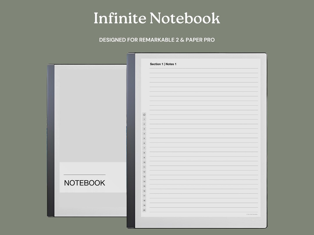 Infinite Notebook for Remarkable 2 - Etsy Australia