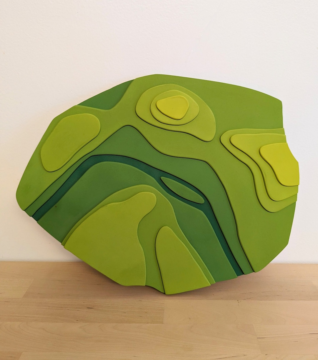 Topography Paris. Relief Painting - Etsy