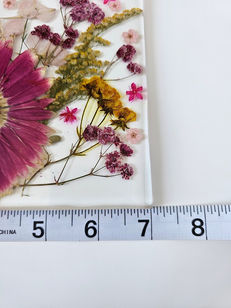 Pressed Flower Art, Flower Bouquet in Frame, Pressed Flowers in Frame ...