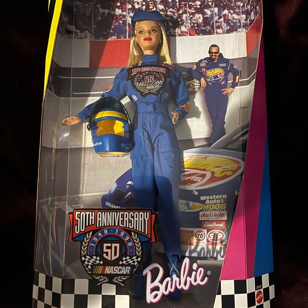 50th Anniversary Nascar Barbie - Etsy