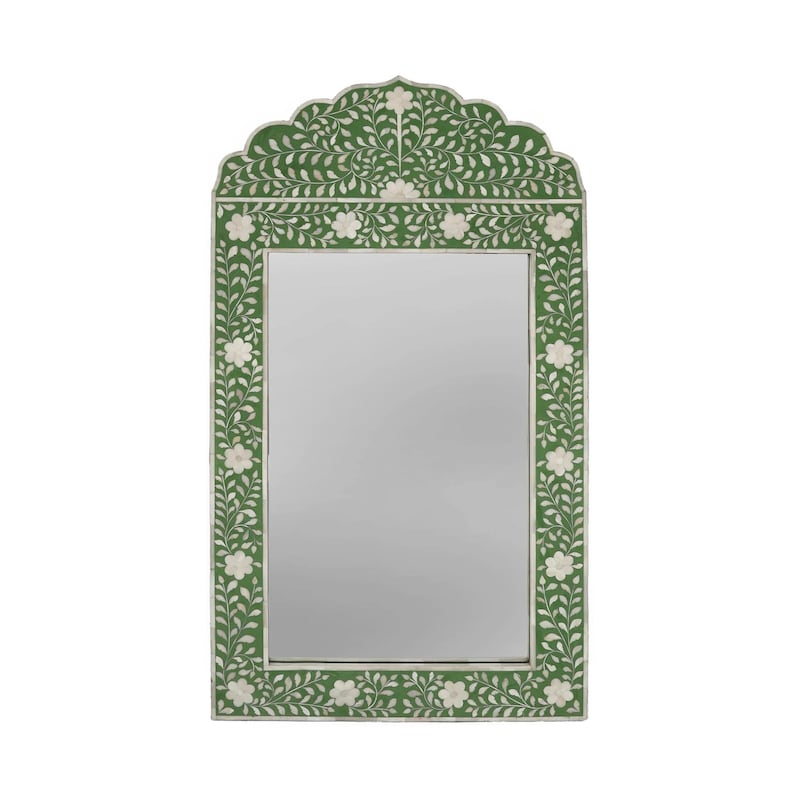 Bone Inlay Mirror - Etsy
