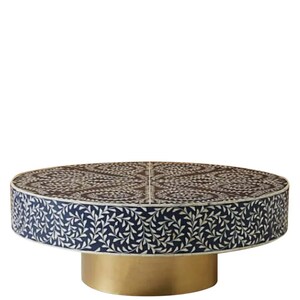 Handmade Bone Inlay Round Coffee Table Unparalleled - Etsy
