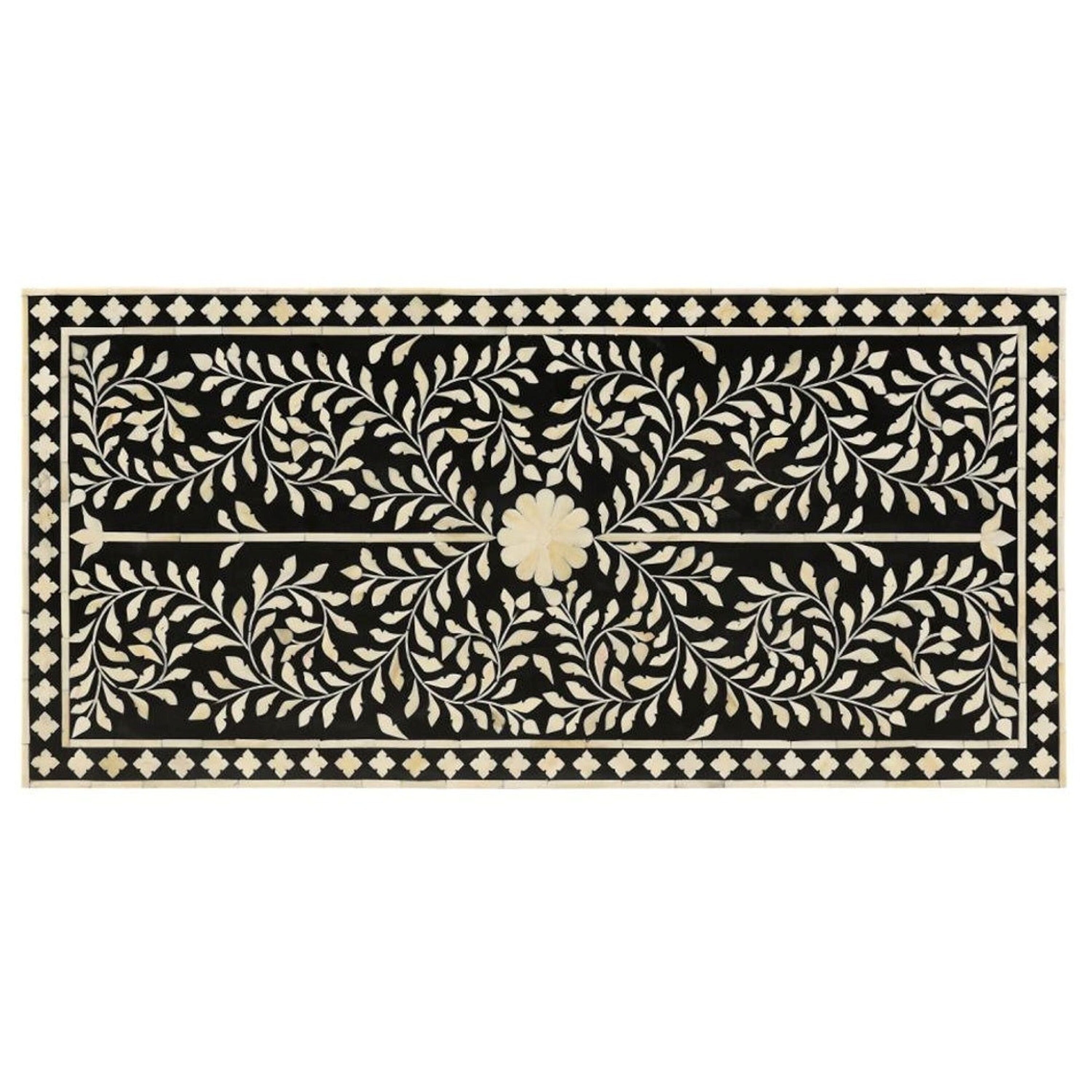 Intricate Bone Inlay Floral Design: Handmade Two Door Two - Etsy