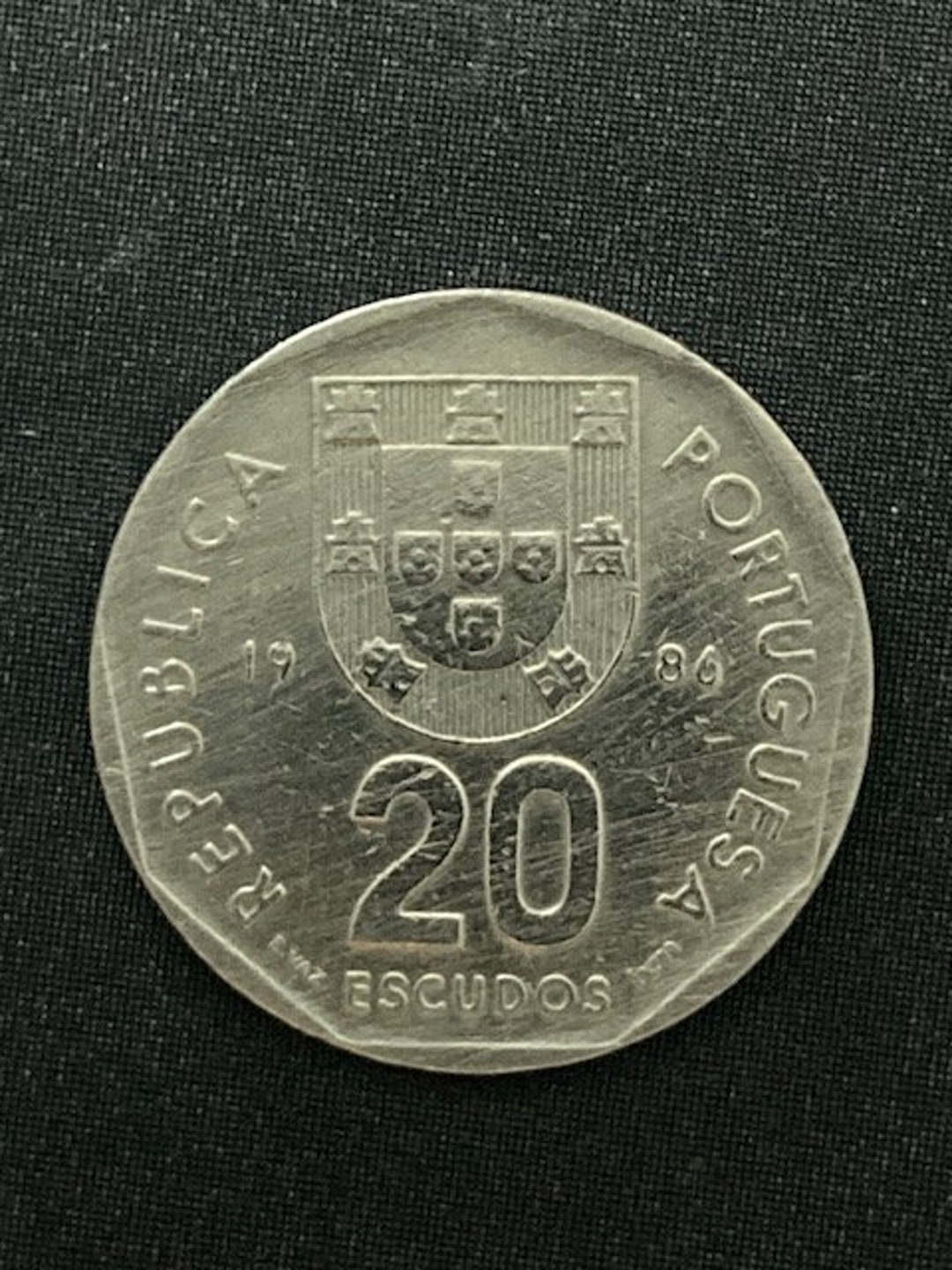 1986 Republica Portuguesa 20 Escudos Coin - Portuguese Collectible ...
