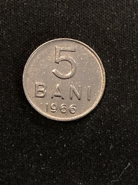 1966 Romania 5 Bani Coin Vintage Romanian Currency Collectible - Etsy