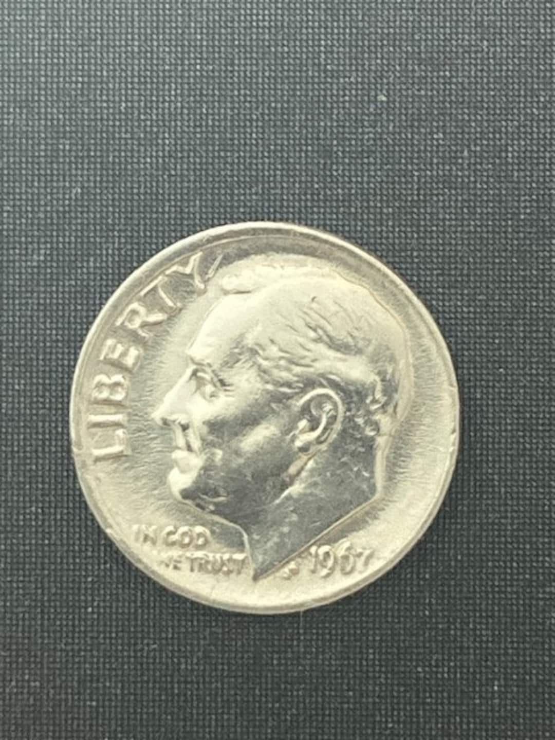 1967 Roosevelt Dime - No Mint Mark US Coin - Etsy