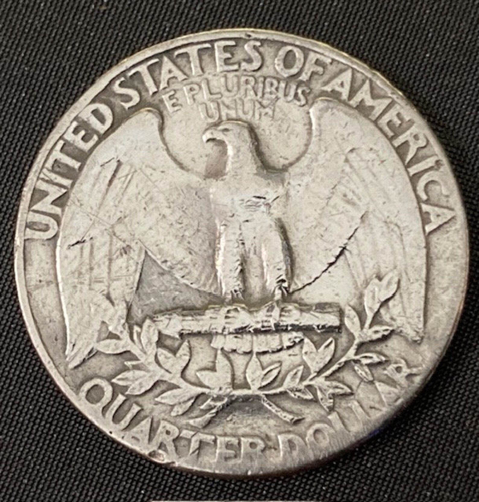 Rare Error Coin: 1974 "filled D" Mint Mark Washington Quarter Coin US ...