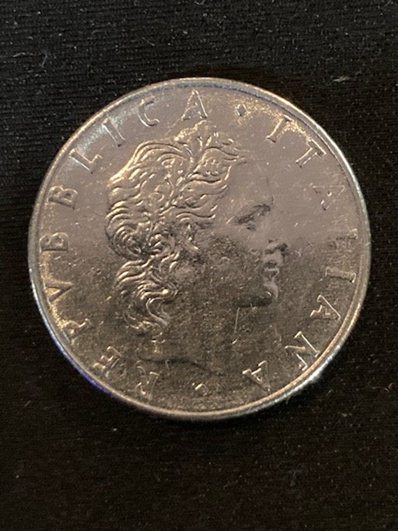 1978 Italy 50 Lira Coin - Vintage Italian Numismatic Collectible - Etsy