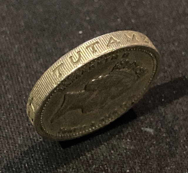 1993 One Pound Coin United Kingdom Rare Error Coin decus Et Tutamen ...