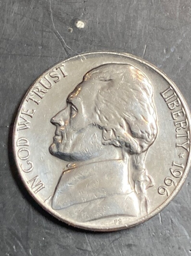 Introducing the 1966 Thomas Jefferson Nickel US Coin – A Timeless ...