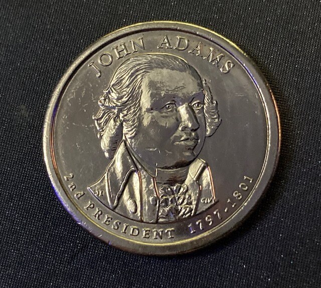 Introducing the Presidents Dollar Coin US John Adams Edition - Etsy