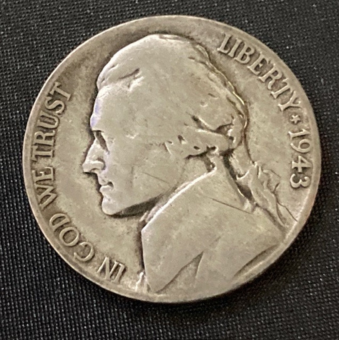 1943 Jefferson Nickel Rare No Mint Mark Variant WWII Era Numismatic Gem - Etsy