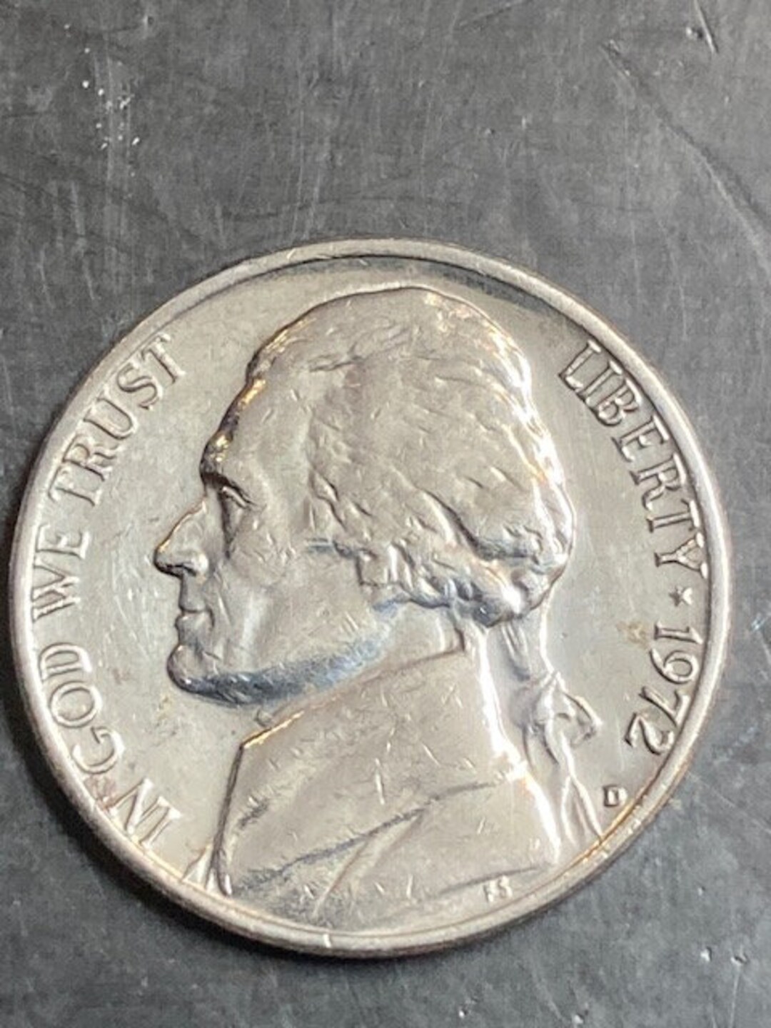 1972D Thomas Jefferson Nickel US Coin - Etsy