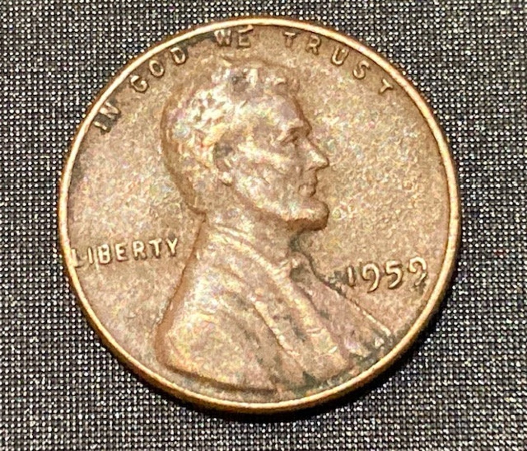 1959 No Mint Mark Lincoln Penny US Coin - Etsy