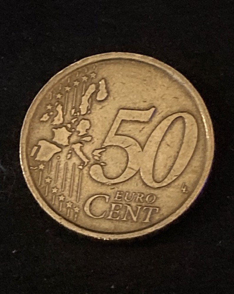 2002 50 Euro Cent Coin - Italy - Etsy