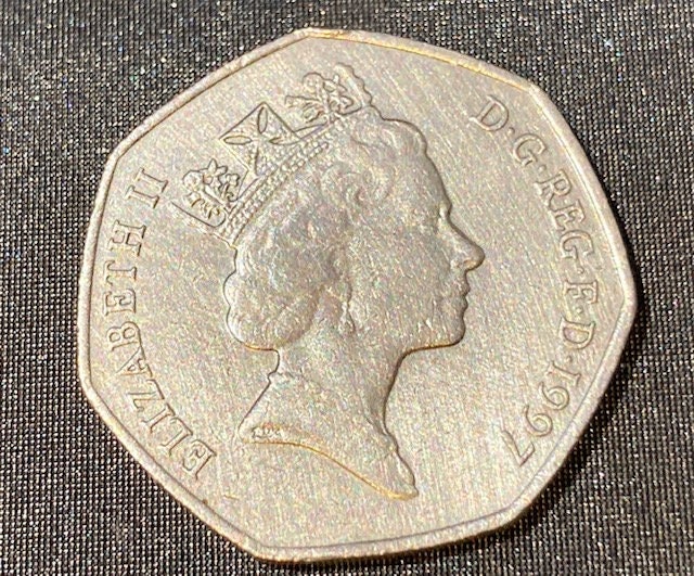 1997 UK 50p Coin: an Iconic Piece of British Numismatic Artistry! #1 ...