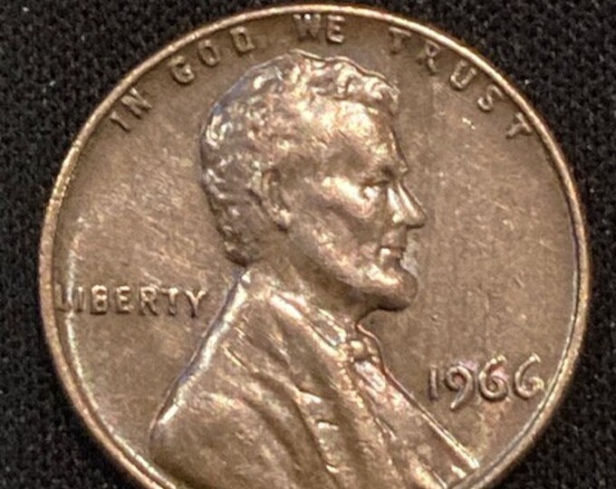 1966 No Mint Mark Lincoln Penny US Coin - Etsy Canada
