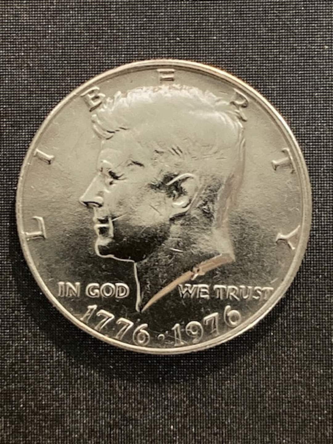 1776-1976 Kennedy Half Dollar Coin - Bicentennial Collectible, No Mint ...