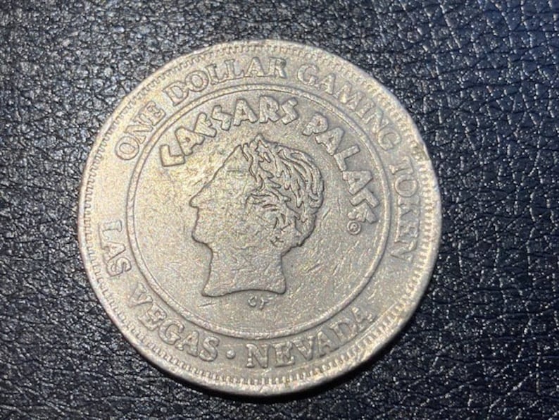 1992 Caesars Palace One Dollar Commemorative Token - Etsy