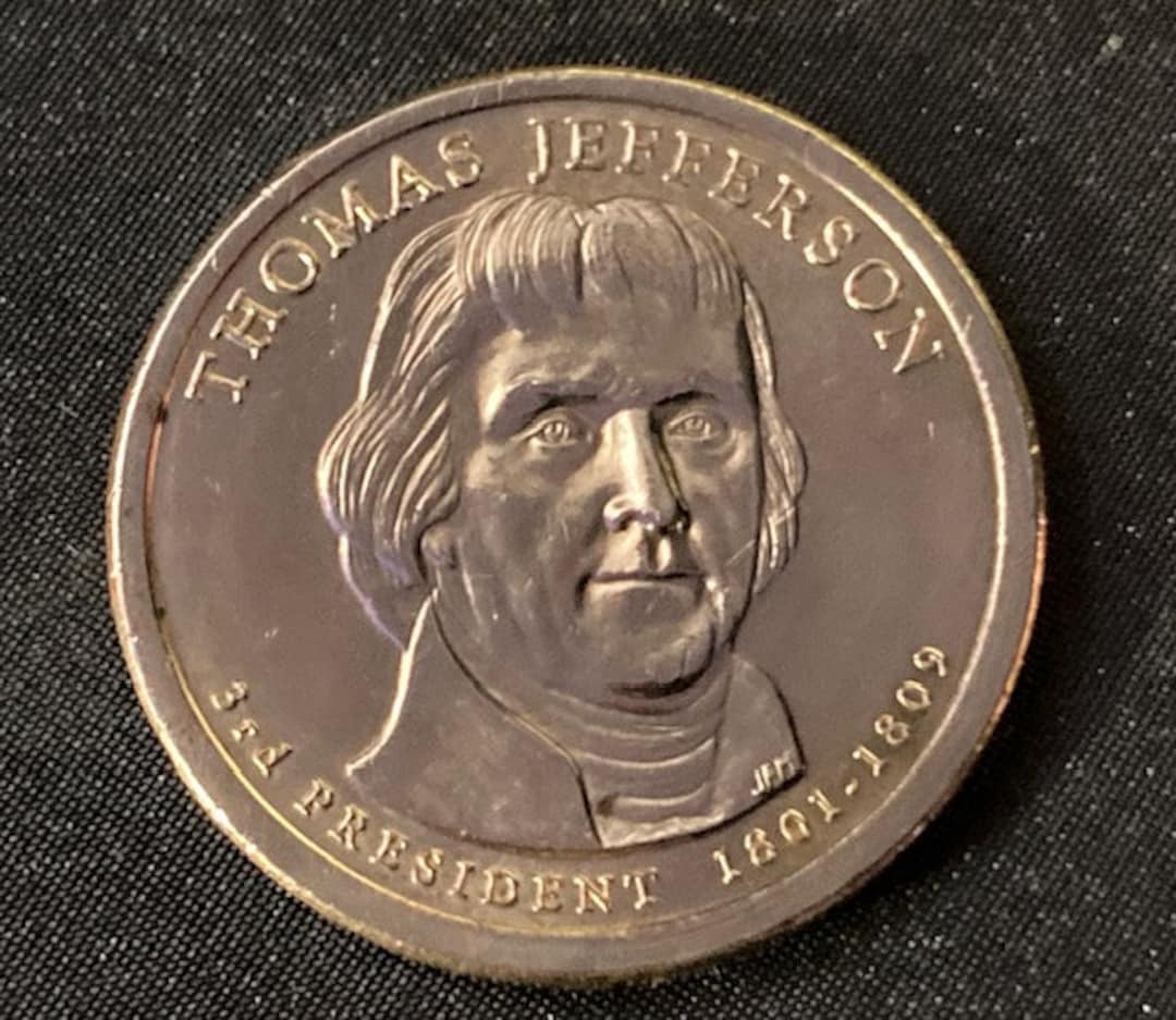 Introducing the Presidents Dollar Coin US Thomas Jefferson - A Piece of ...