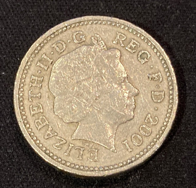 Rare 2001 United Kingdom One Pound Coin - Decus Et Tutamen Error ...