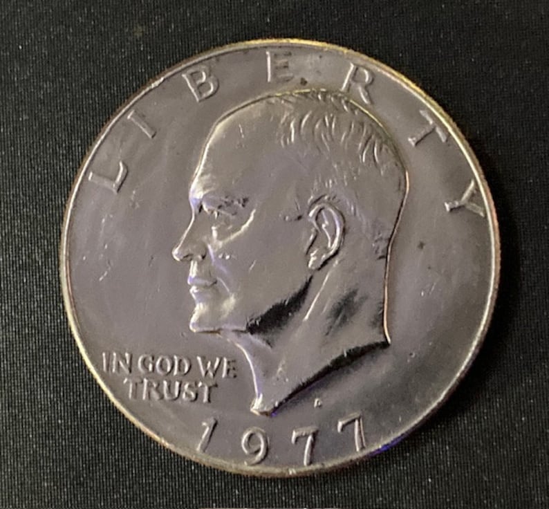1977 Eisenhower Dollar US Coin - A Vintage Numismatic Treasure - Etsy