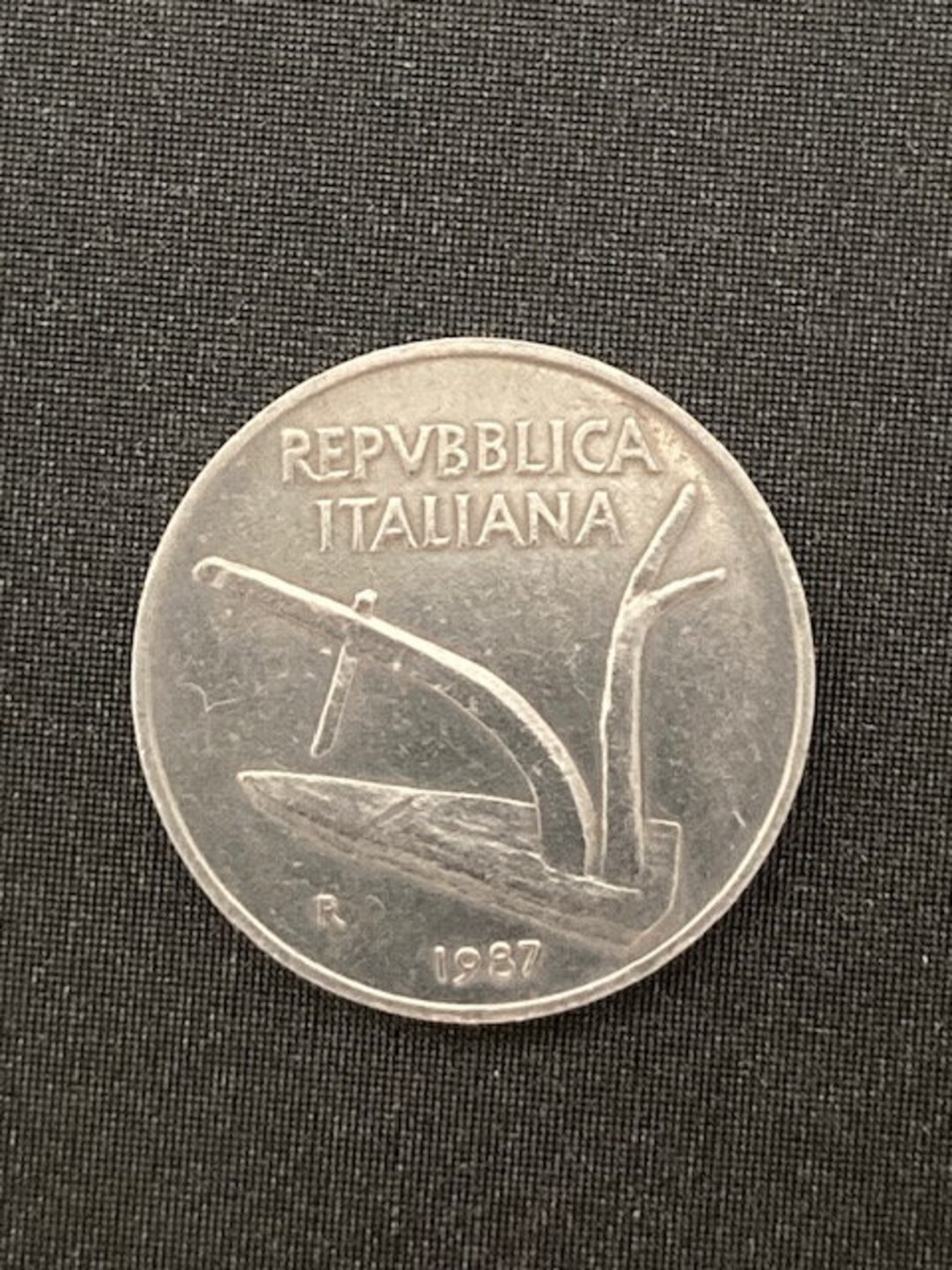 1987 10 Lira REPVBBLICA ITALIANA - Italian Numismatic Collectible - Etsy